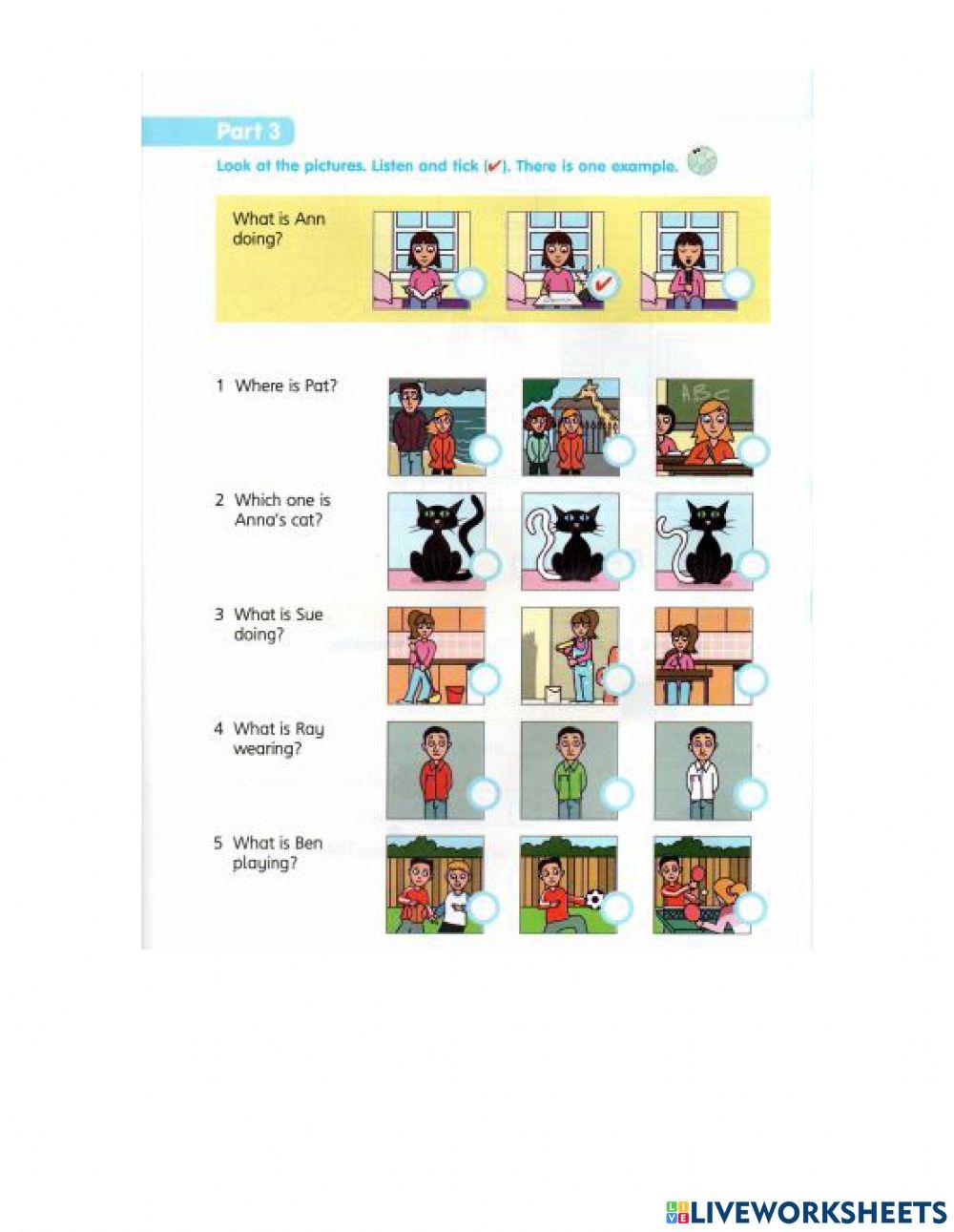 Practice online exercise for 1 | Live Worksheets