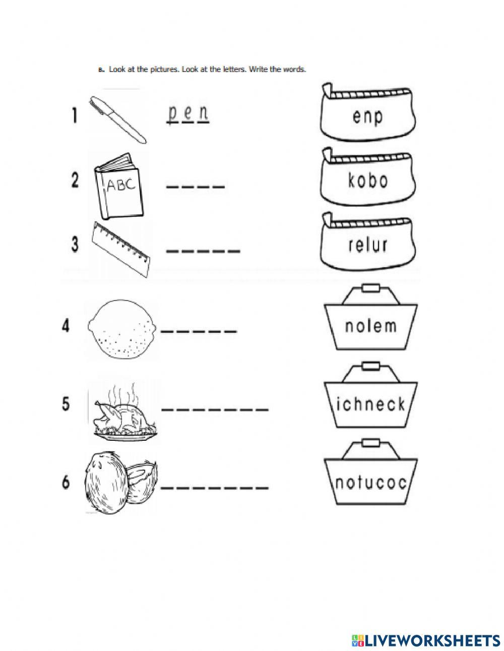 Practice online exercise for 1 | Live Worksheets