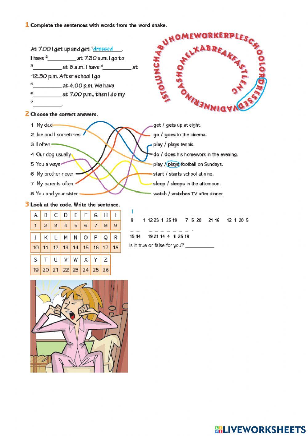 6658244 | simple present - games practice