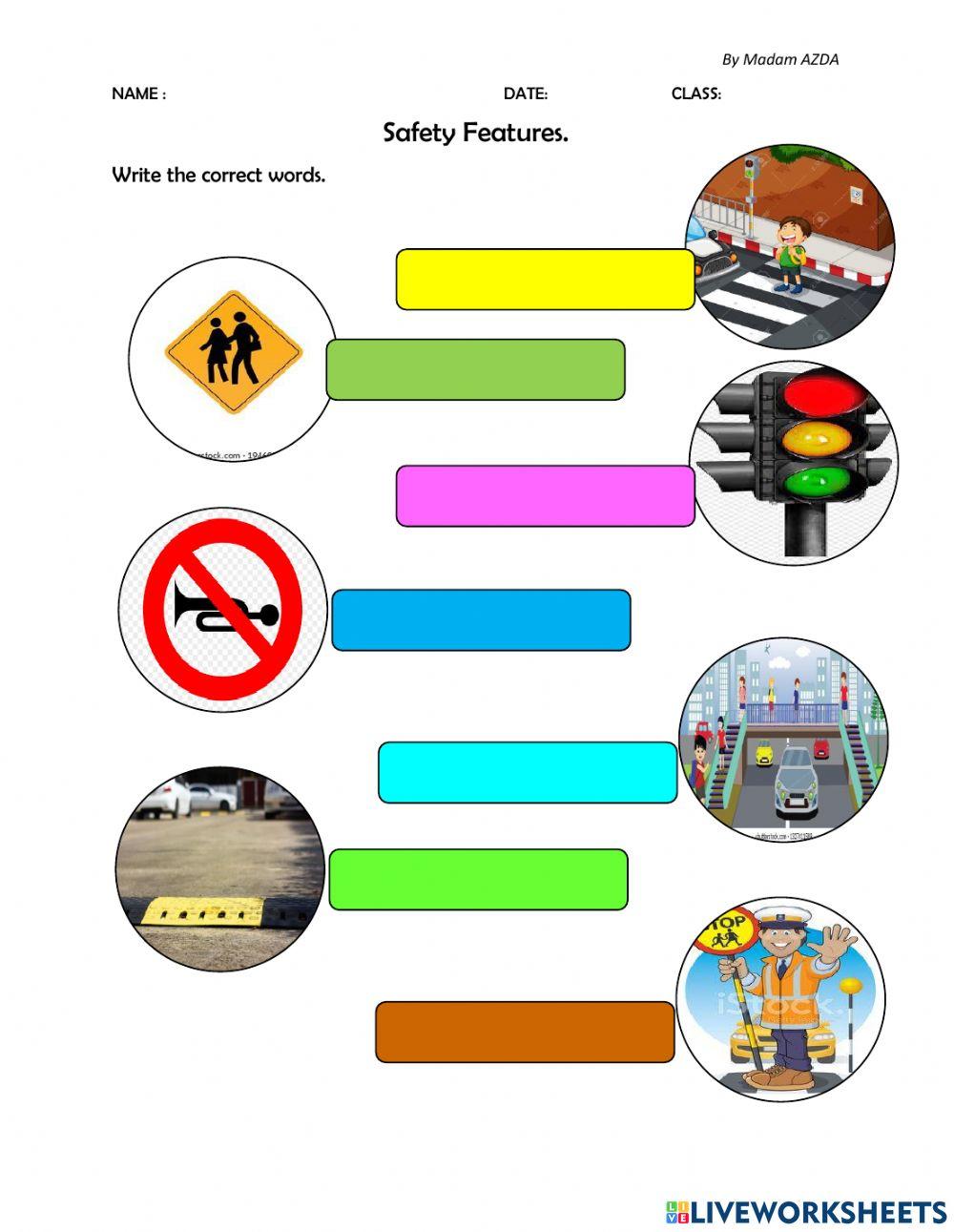 Be Aware Take Care activity | Live Worksheets