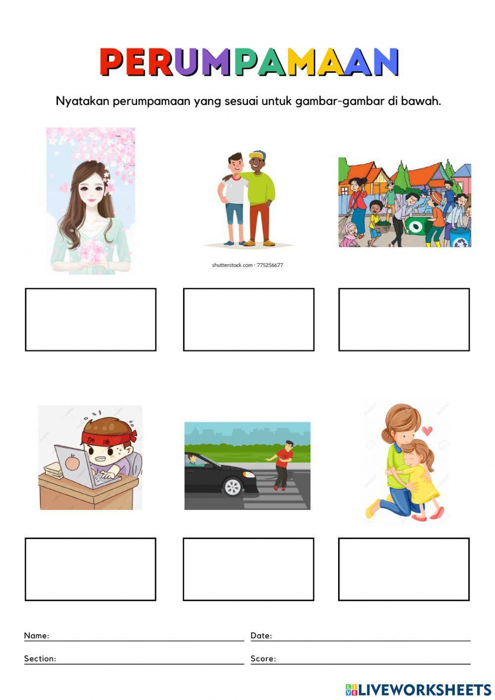 Perumpamaan activity for Primary School | Live Worksheets