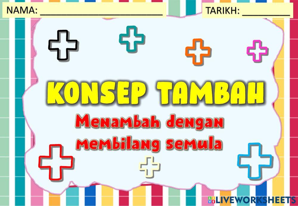 Konsep tambah online activity | Live Worksheets