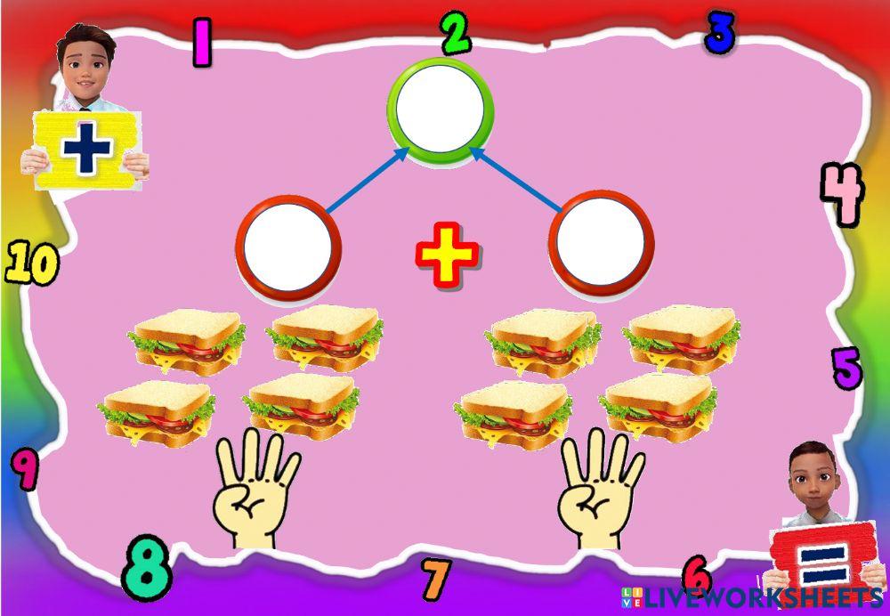 Konsep tambah online activity | Live Worksheets