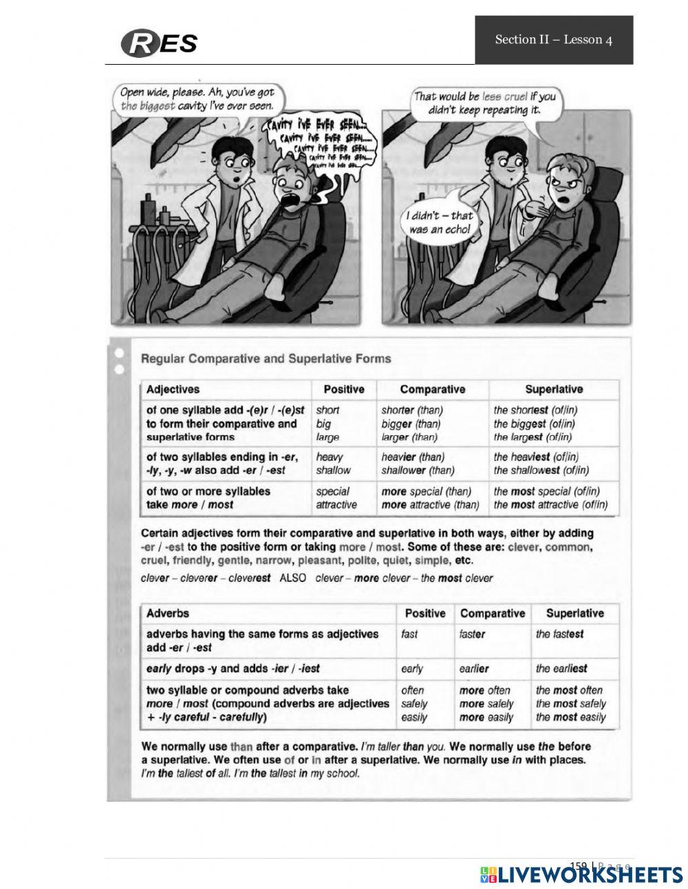 Teen 3 Lesson 4 (2) worksheet | Live Worksheets