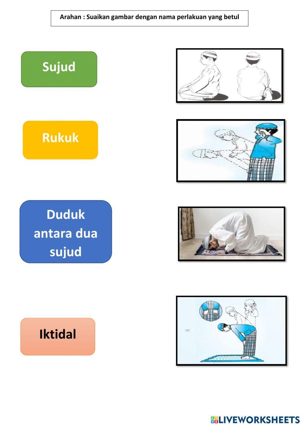 Ibadah exercise for TAHUN 3 | Live Worksheets