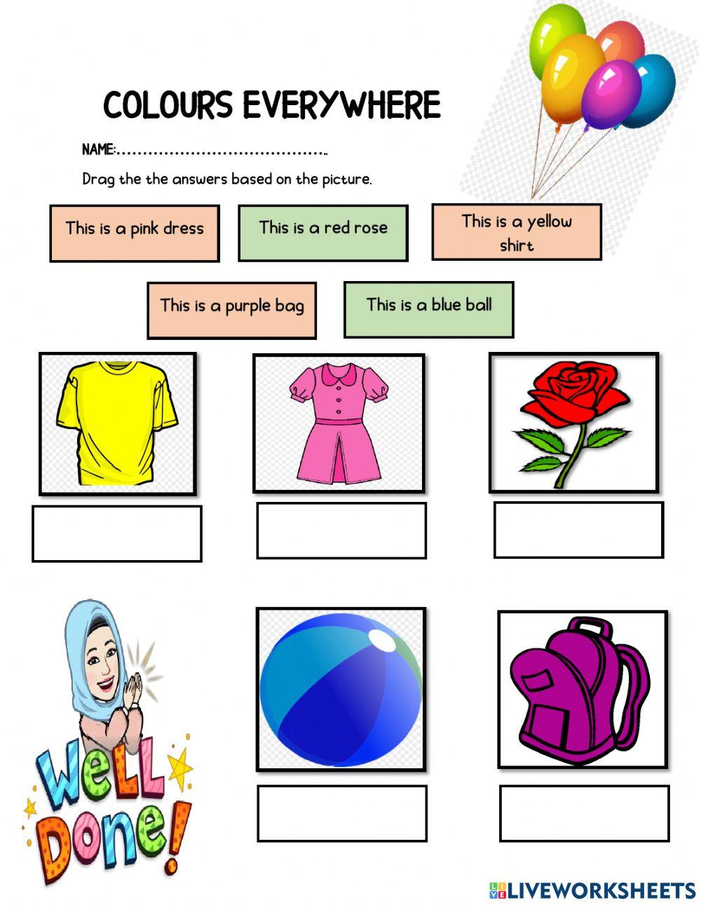 Colours Everywhere -Teacher Yana 1217075 | Norliyana
