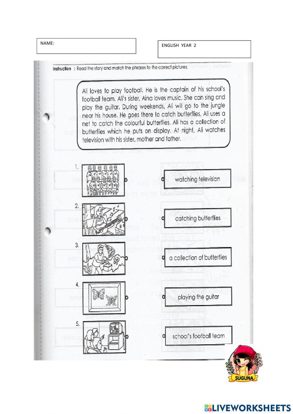 3254822 | ENGLISH YEAR 2: GAMES | SUGUNA A/P REGUPATHY