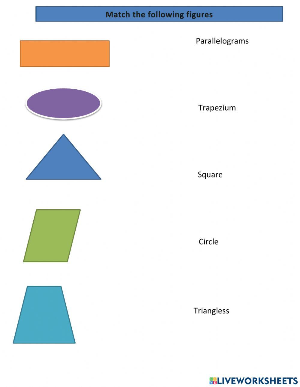 Shapes online exercise for 10 | Live Worksheets
