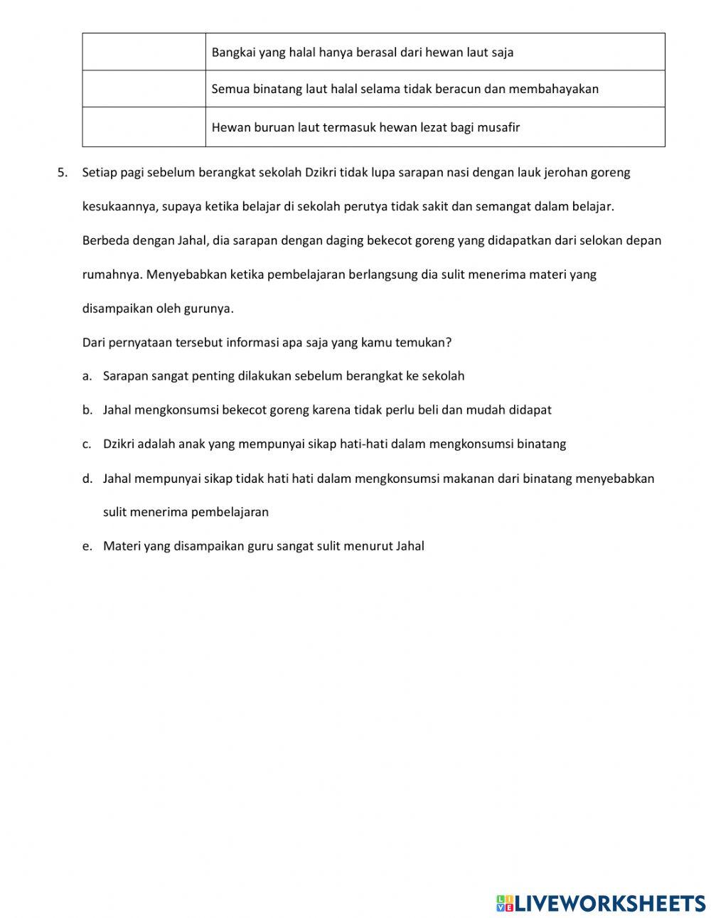 Pak rofiq worksheet | Live Worksheets