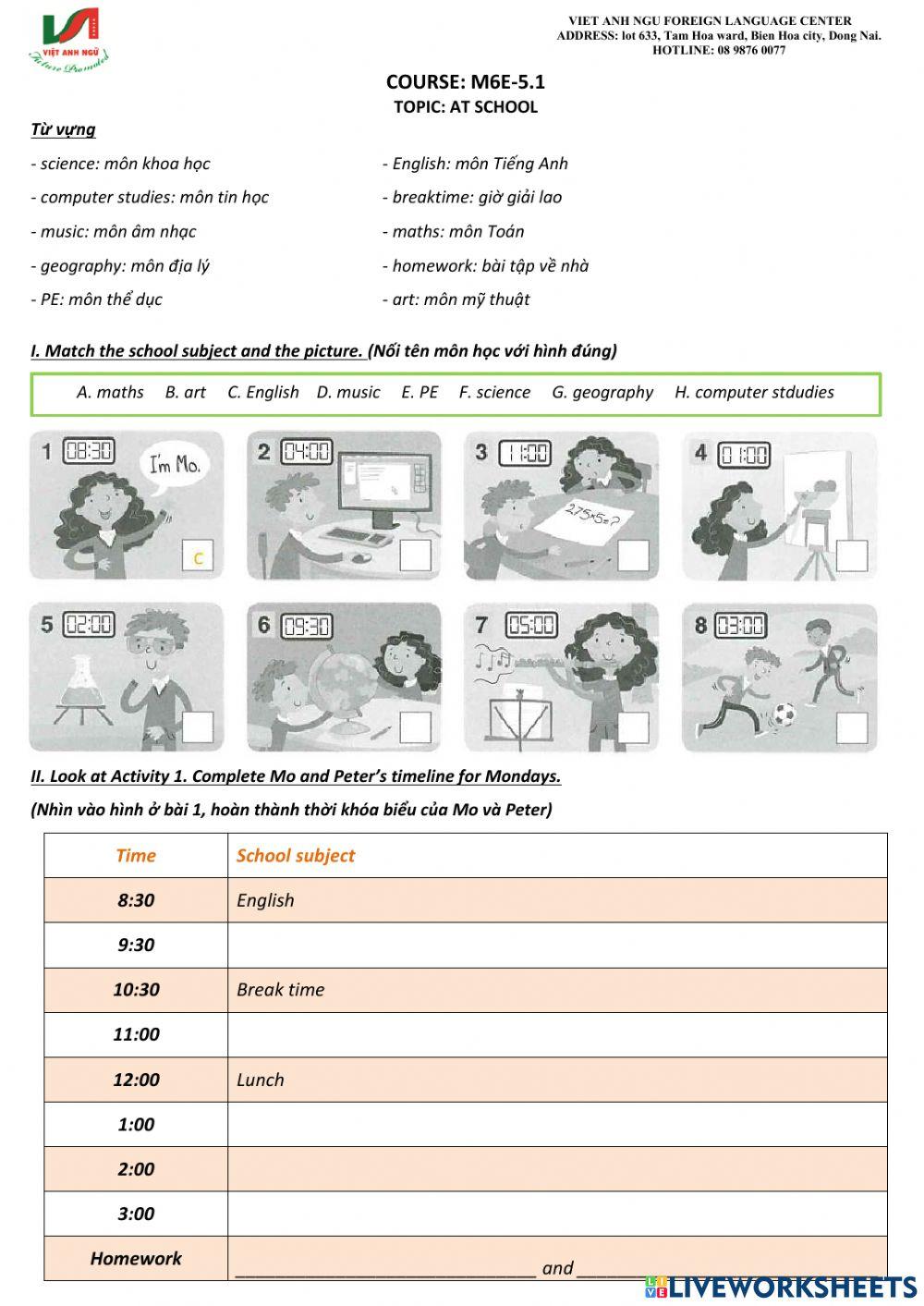 M6E-5.1 -09.08- | Free Interactive Worksheets | 3285037