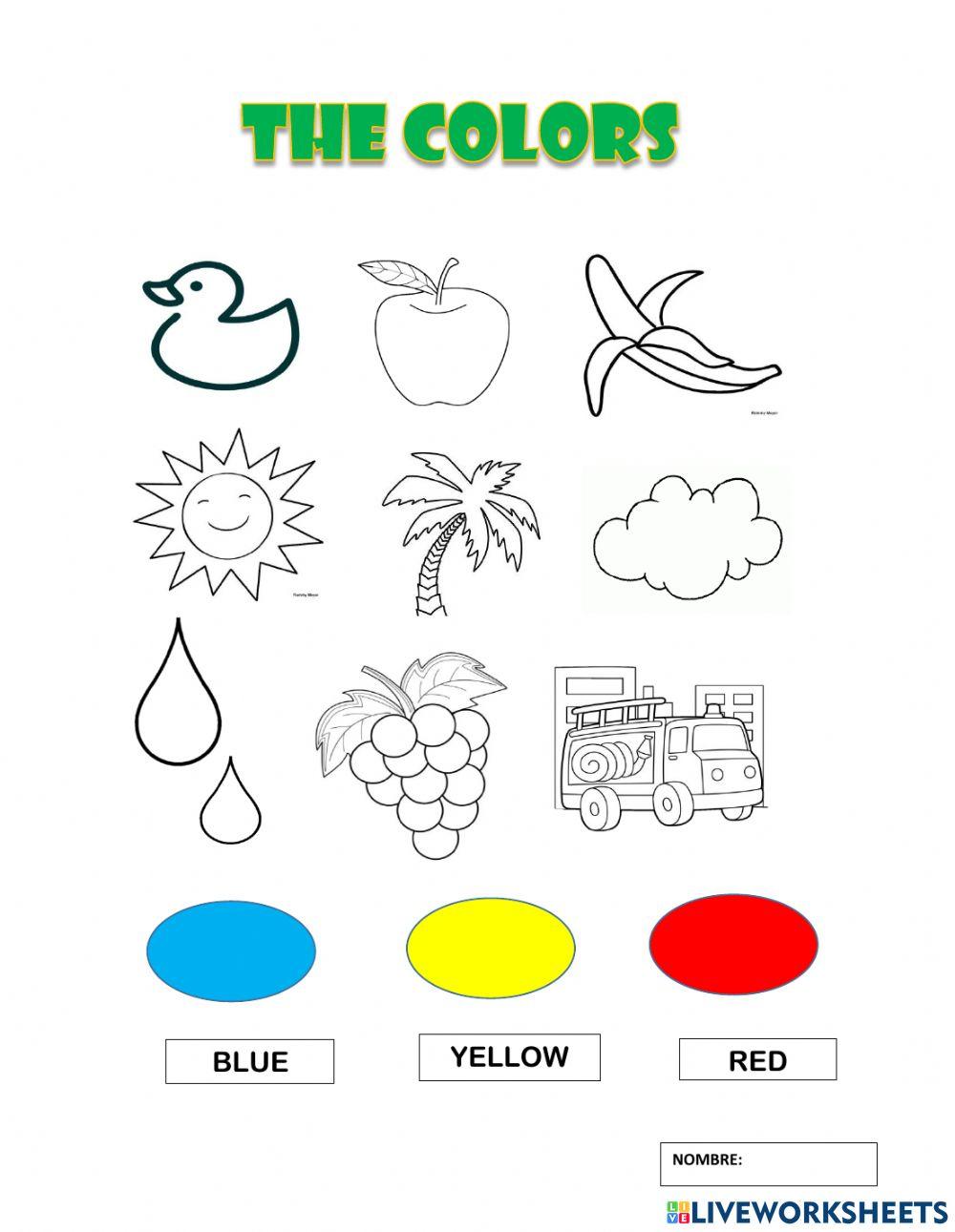 The Colors Online Worksheet For Kindergarten Live Worksheets the-colors-online-worksheet-for-kindergarten-live-worksheets