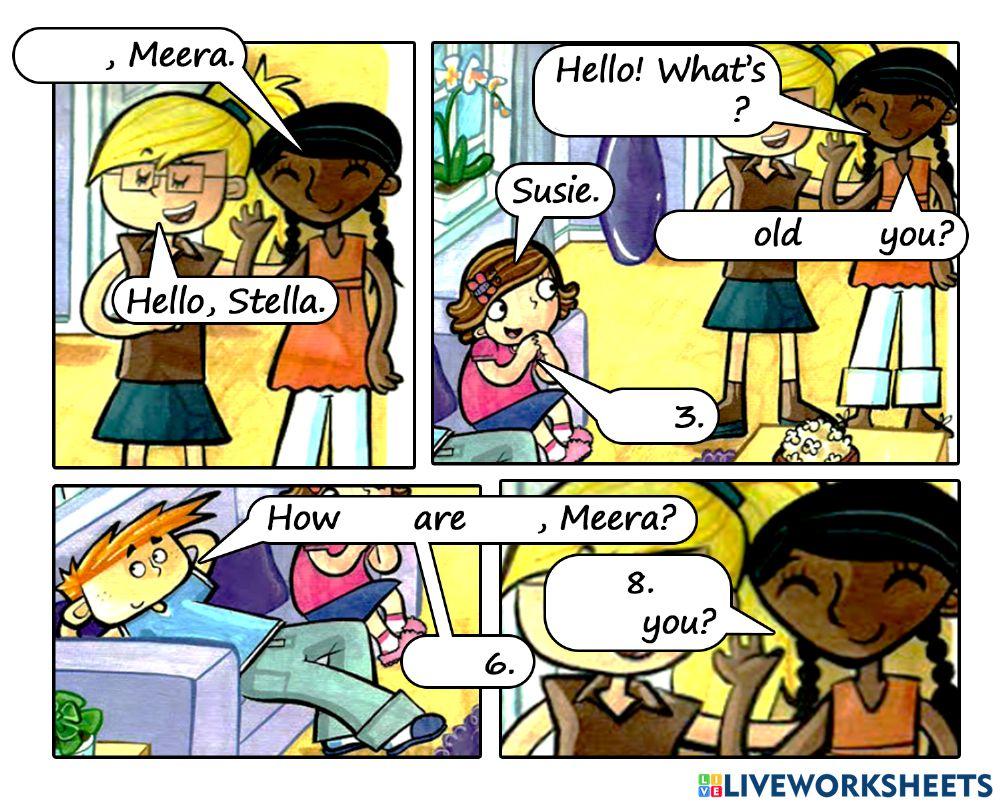 How old? worksheet | Live Worksheets