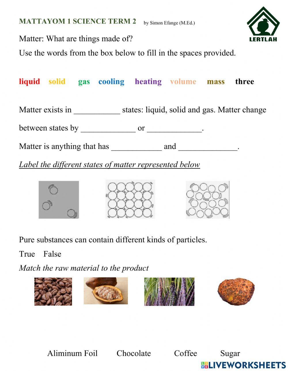 M1 Week 1 Term 2 online exercise for | Live Worksheets