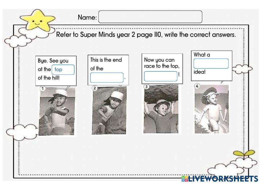 English year 2 worksheet for 2 | Live Worksheets