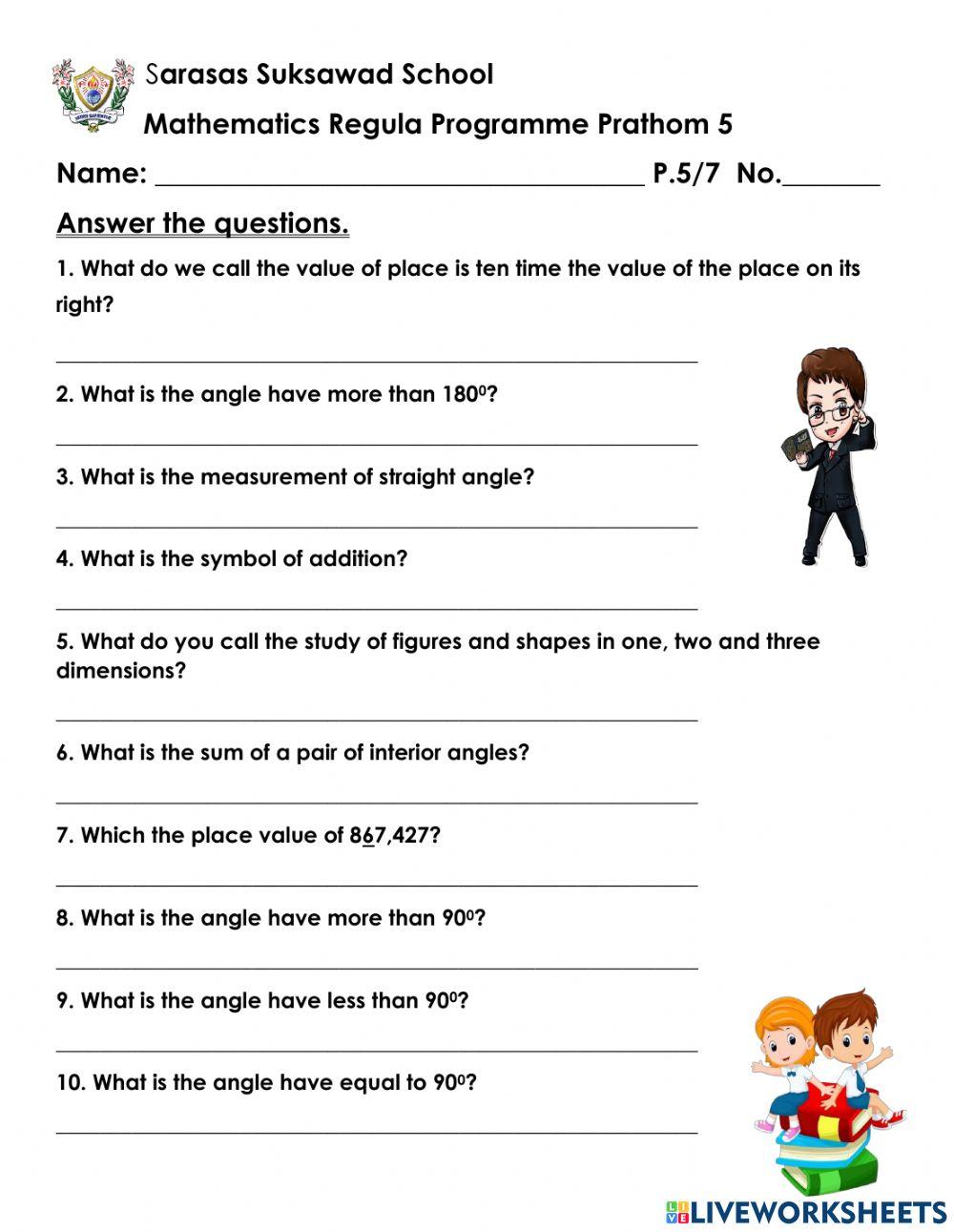 Exercise review… | Free Interactive Worksheets | 3655892