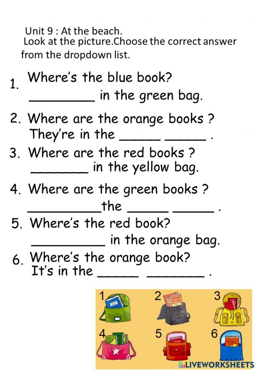 Superminds Unit 9 : At the beach | LiveWorksheets