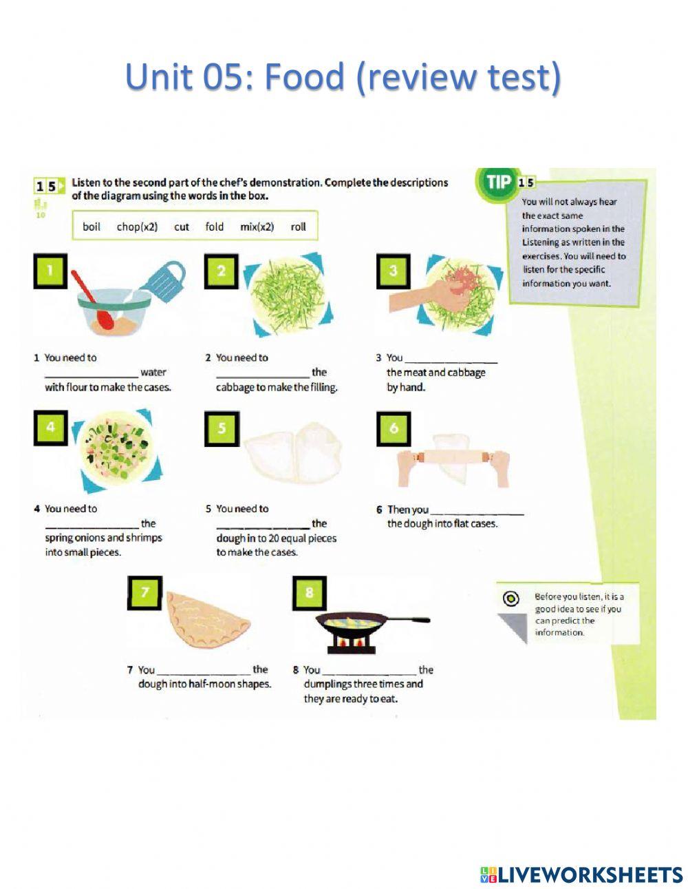 Unit 05 MINDSET FOR IELTS REVIEW TEST online exercise for | Live Worksheets