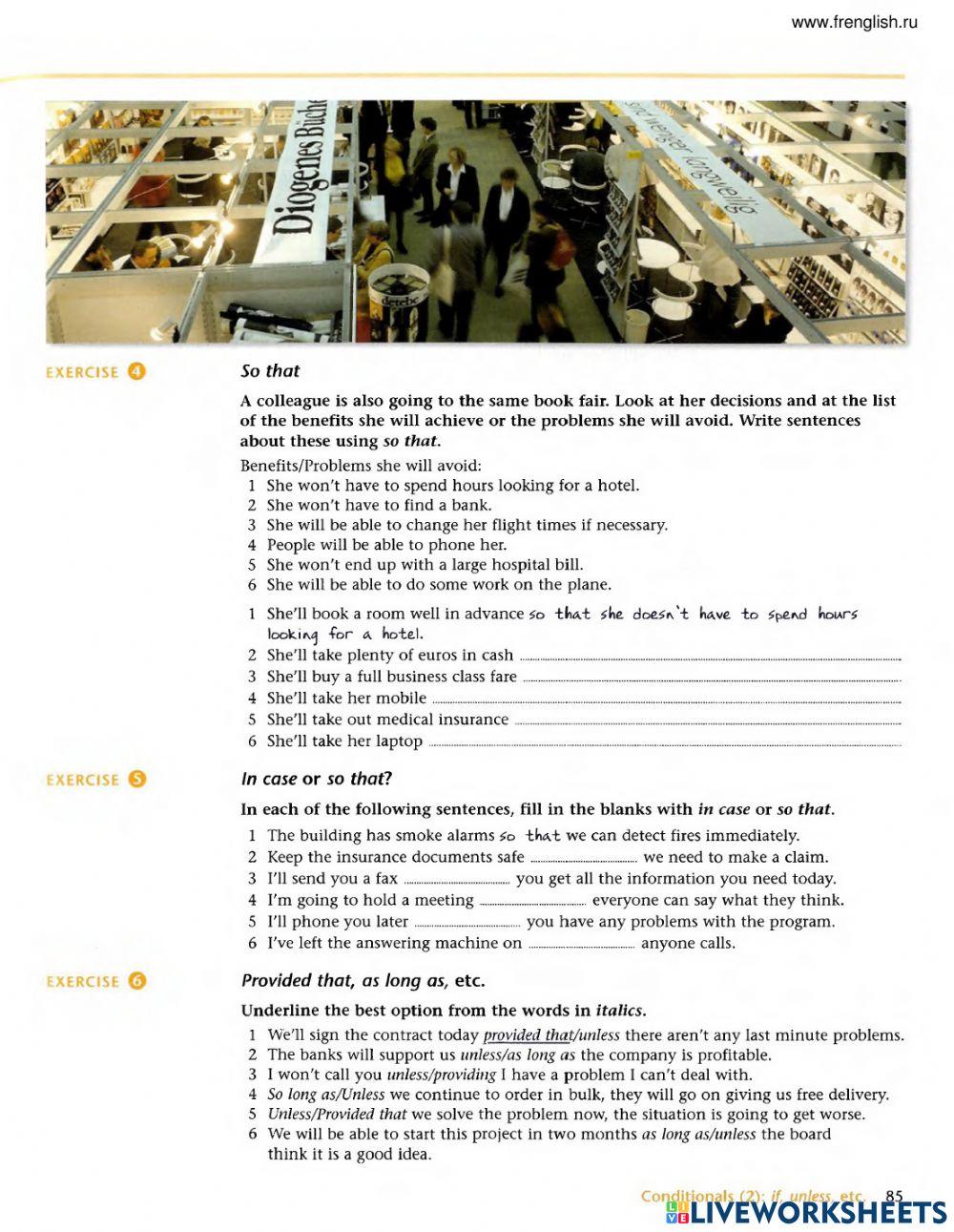 CONDITIONALS online exercise for | Live Worksheets