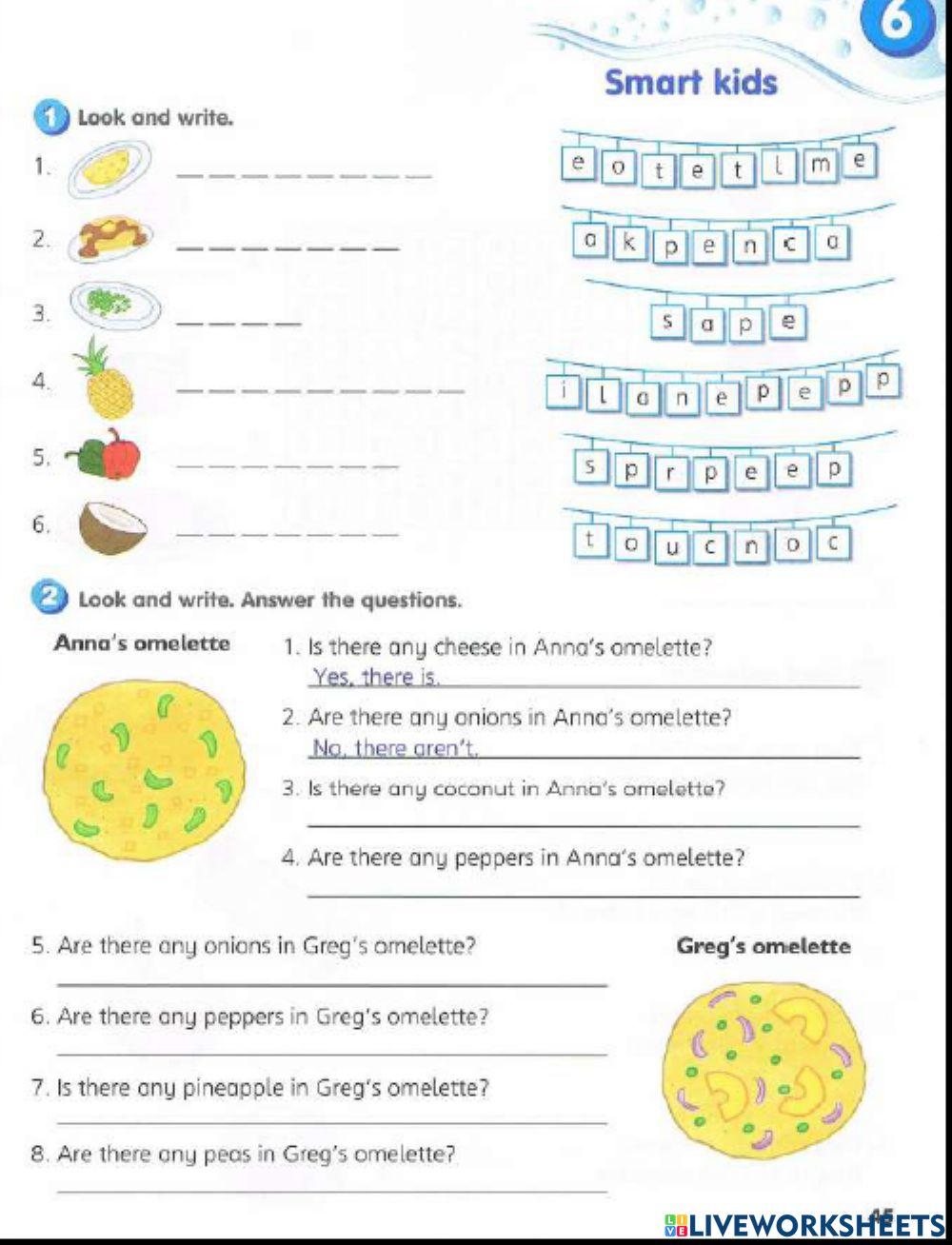 Food Please. worksheet | Live Worksheets