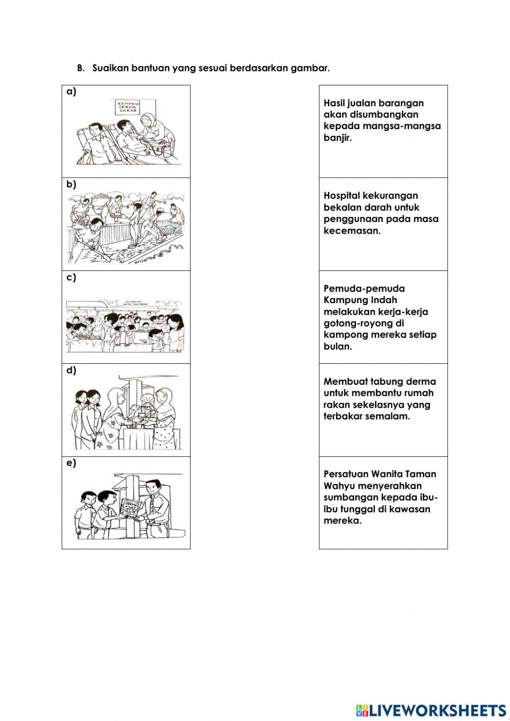 Baik Hati online pdf activity | Live Worksheets