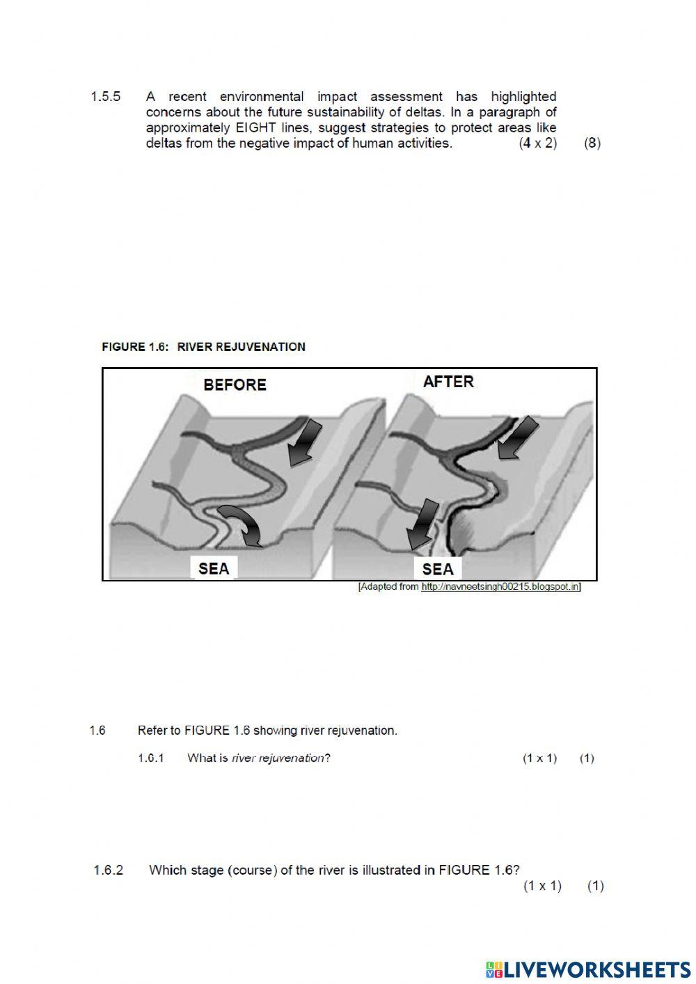 Geography paper… | Free Interactive Worksheets | 1253871