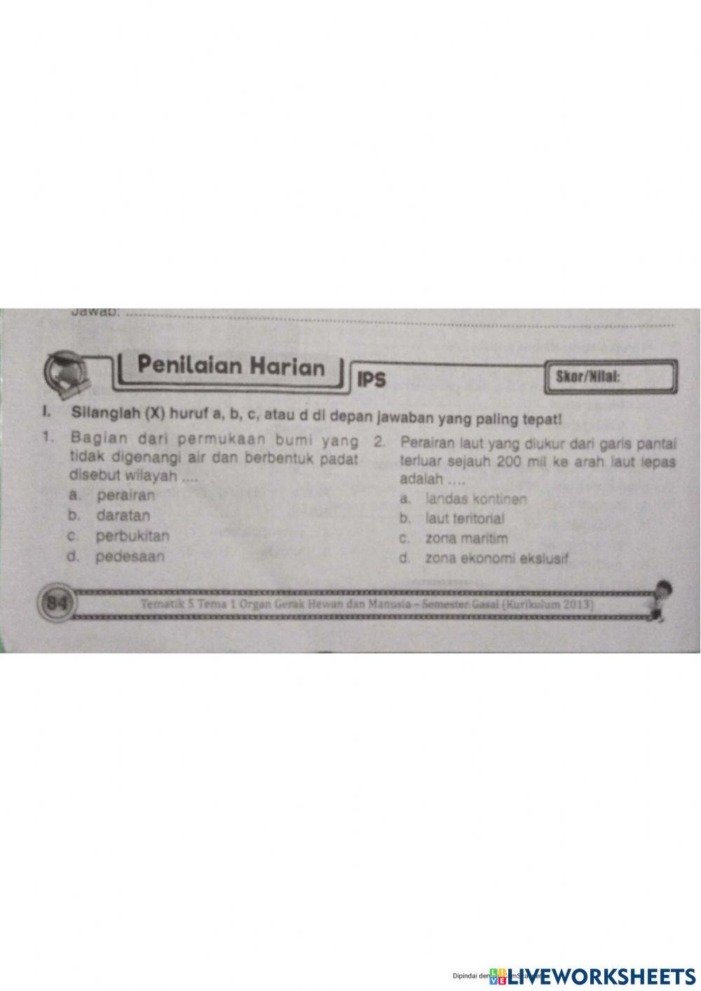 Ips tema 1 st.3 worksheet | Live Worksheets