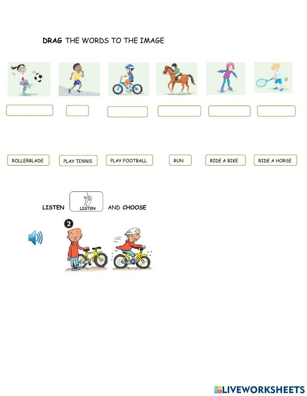 Bright Ideas Unit 3 Actions worksheet | Live Worksheets