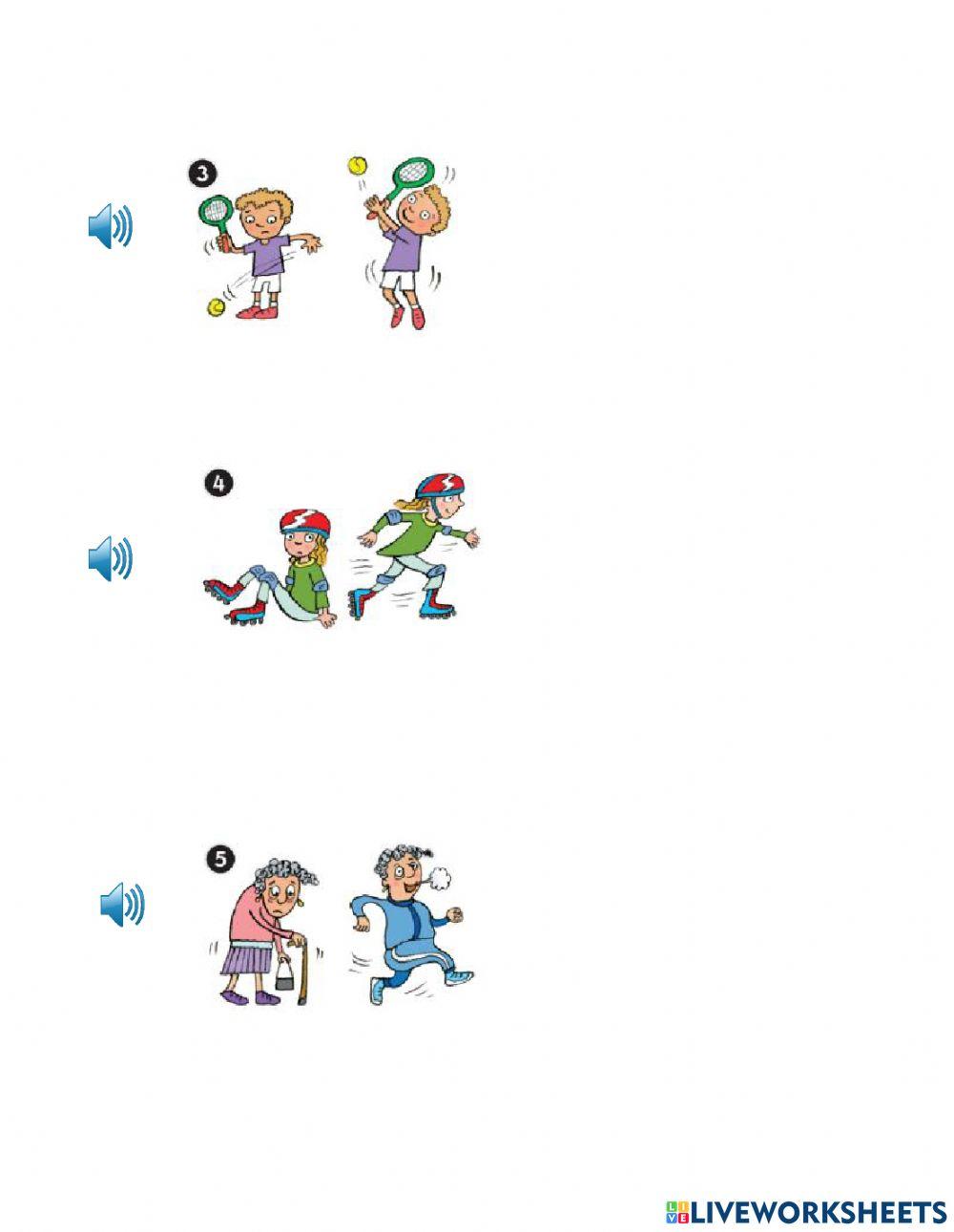 Bright Ideas Unit 3 Actions worksheet | Live Worksheets