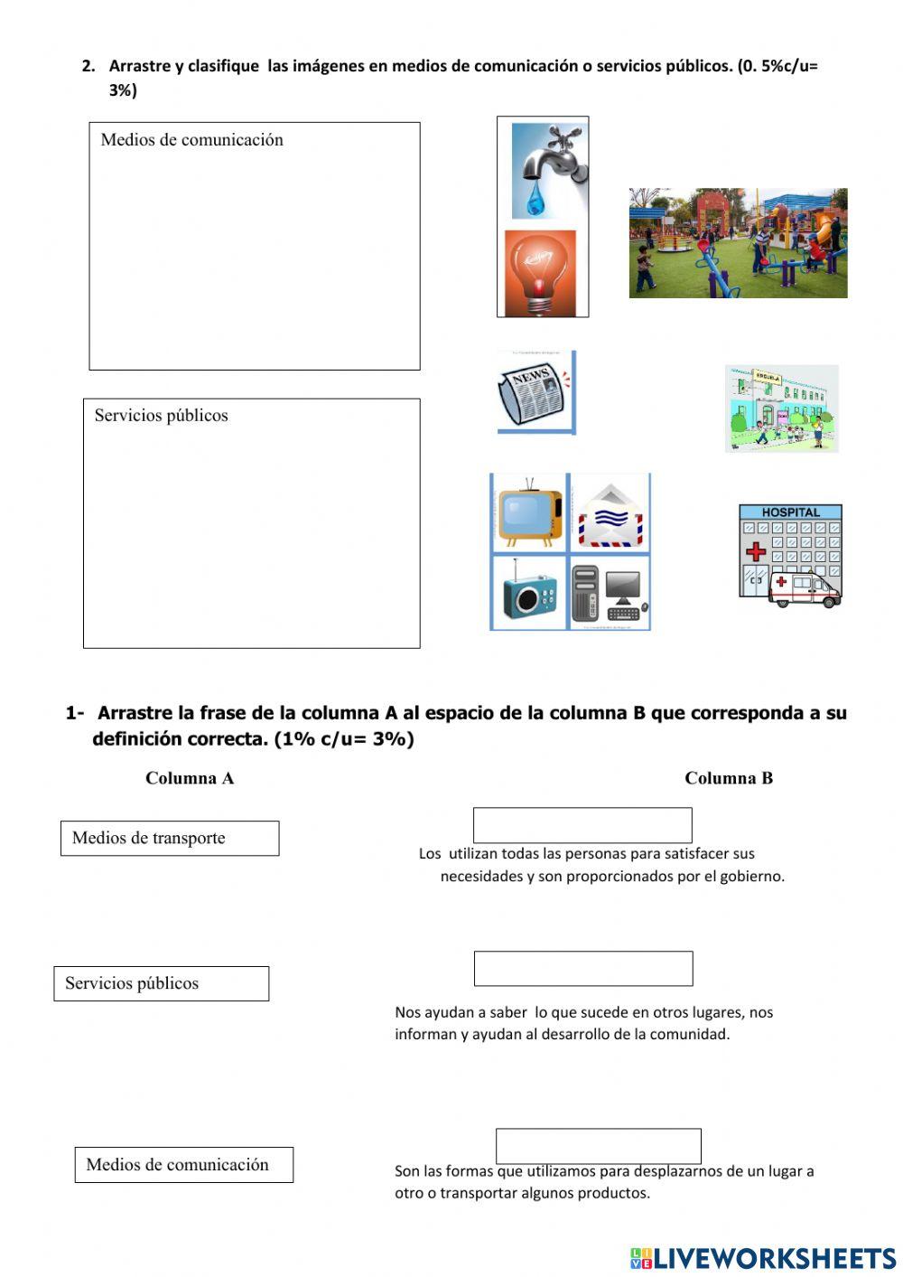 Examen | Melissa Meraz Mendoza | Live Worksheets