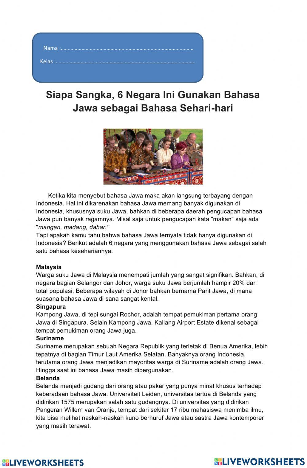 Teks ekplanasi | Free Interactive Worksheets | 1255880