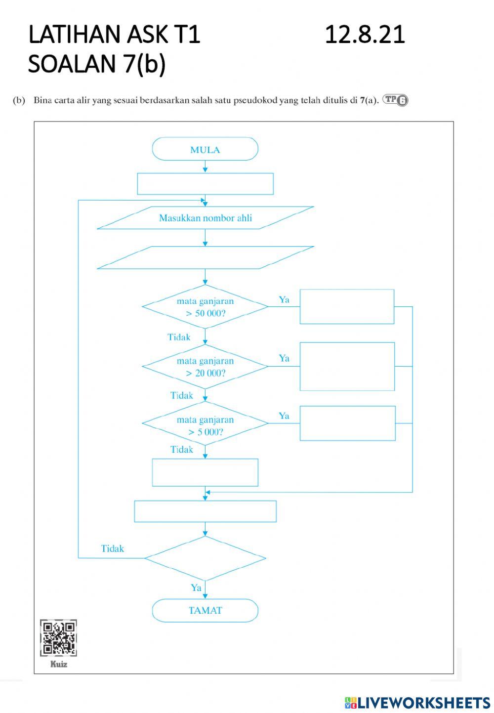 LATIHAN ASK T1 12.8.21 SOALAN 7b online exercise for | Live Worksheets