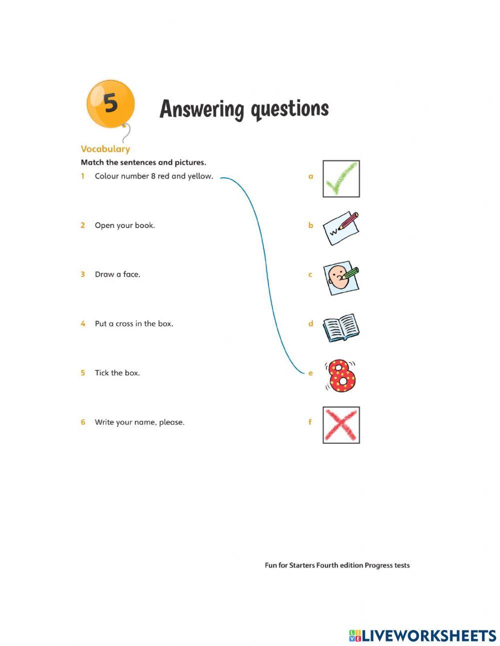 Fun for starter Unit 5 | LiveWorksheets | 1256290