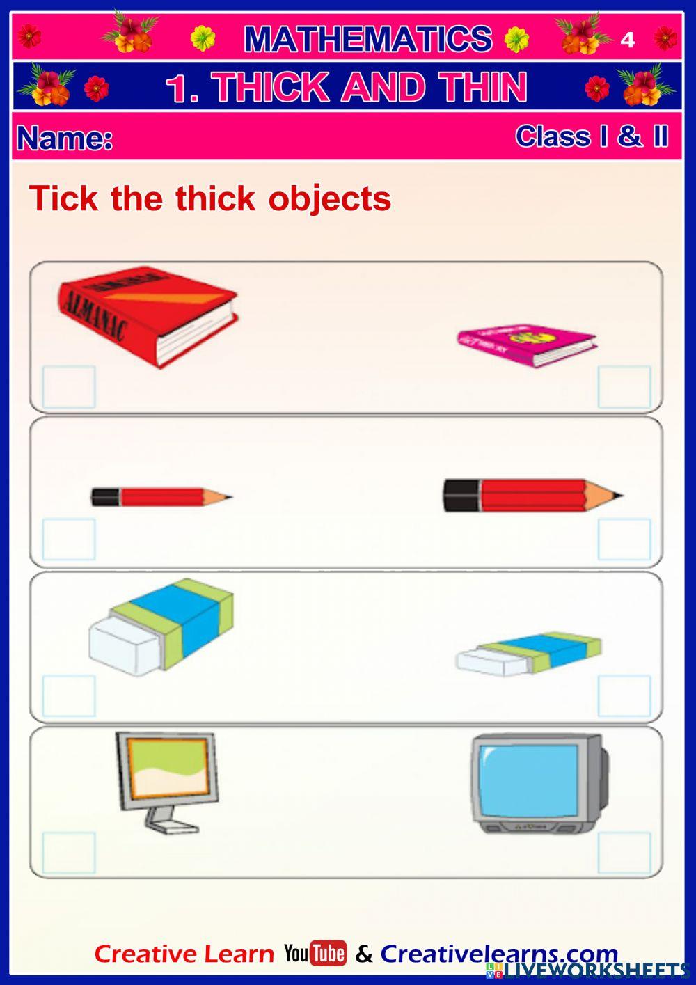 1 & 2 maths w 4 worksheet | Live Worksheets