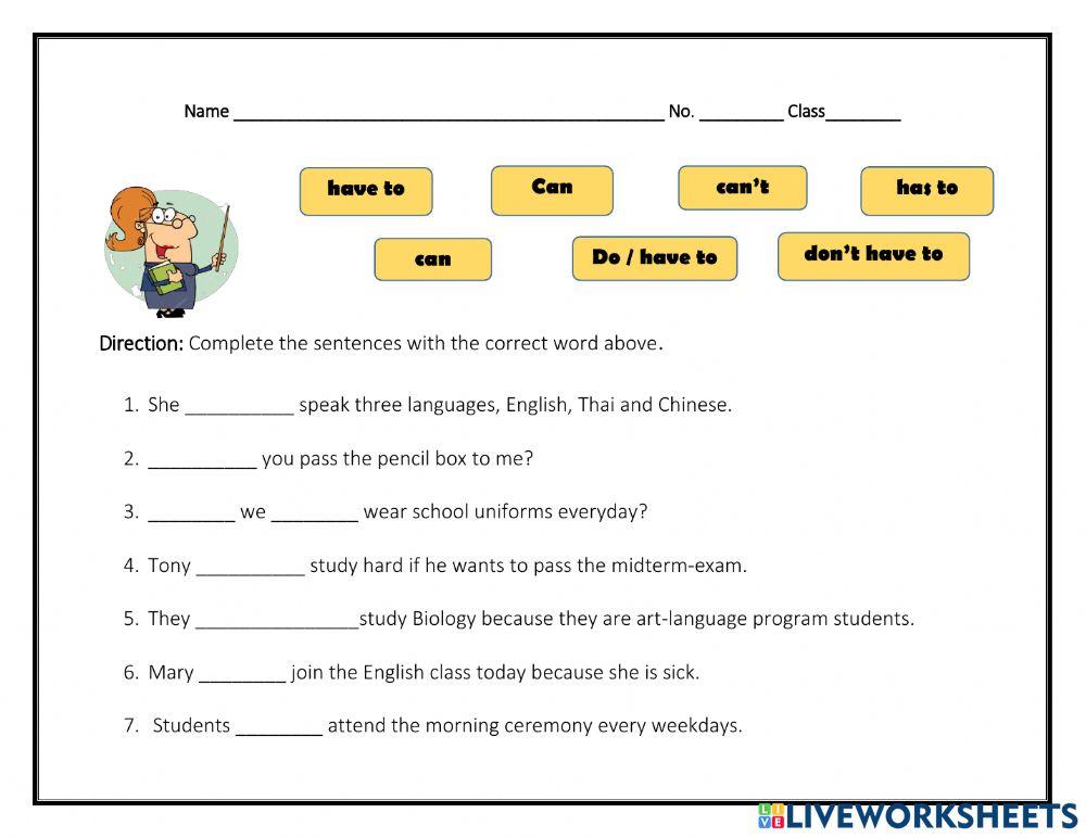 Our school 1257090 | Nancy048 | Live Worksheets