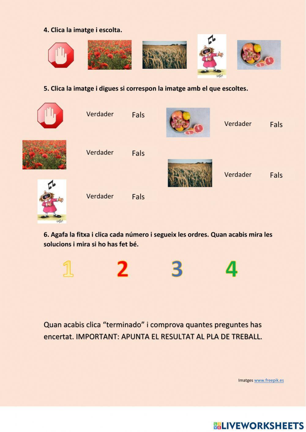 Els colors 1218657 | Nivell segon | LiveWorksheets