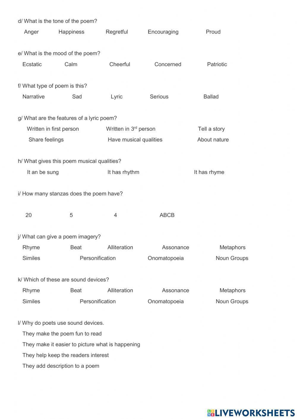 Poetry Analysis Interactive Worksheet Live Worksheets poetry-analysis-interactive-worksheet-live-worksheets