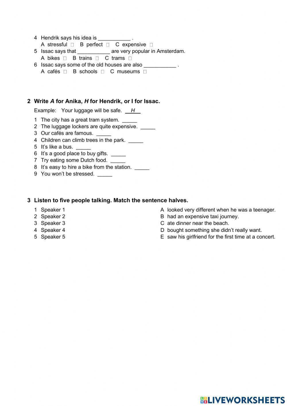 2do teens 2 interactive worksheet | Live Worksheets