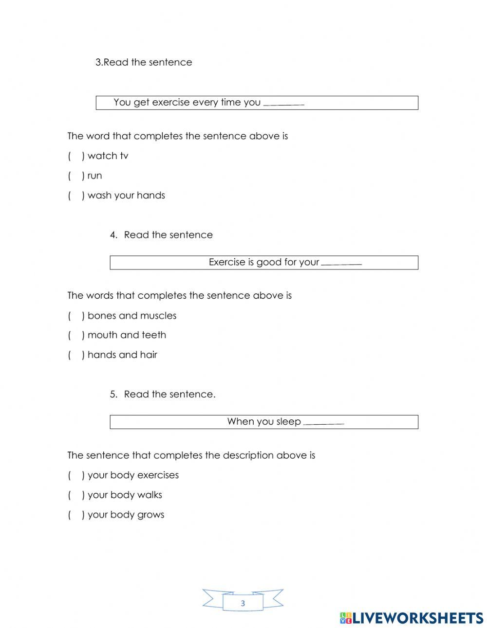 Scince online worksheet | Live Worksheets