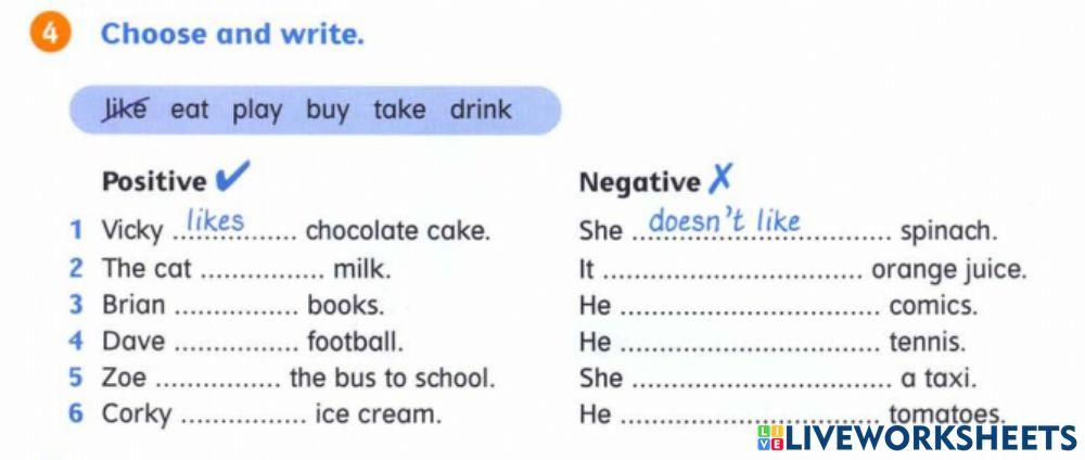 Simple Present online exercise for | Live Worksheets