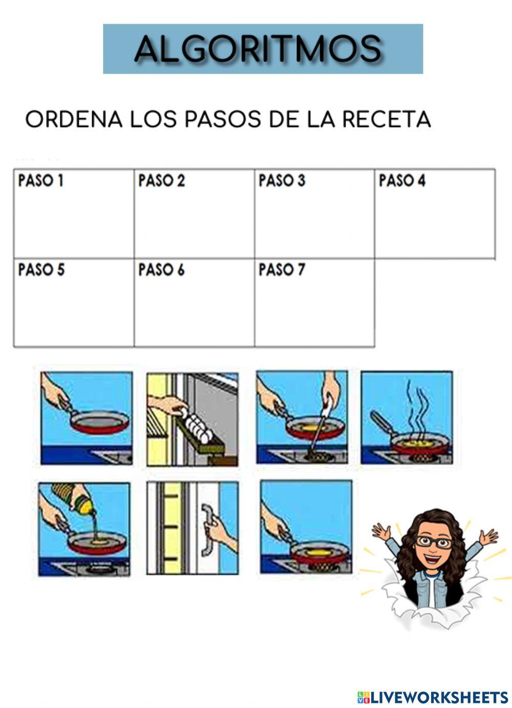 1258909 | Ordenar los pasos de una receta | Maria