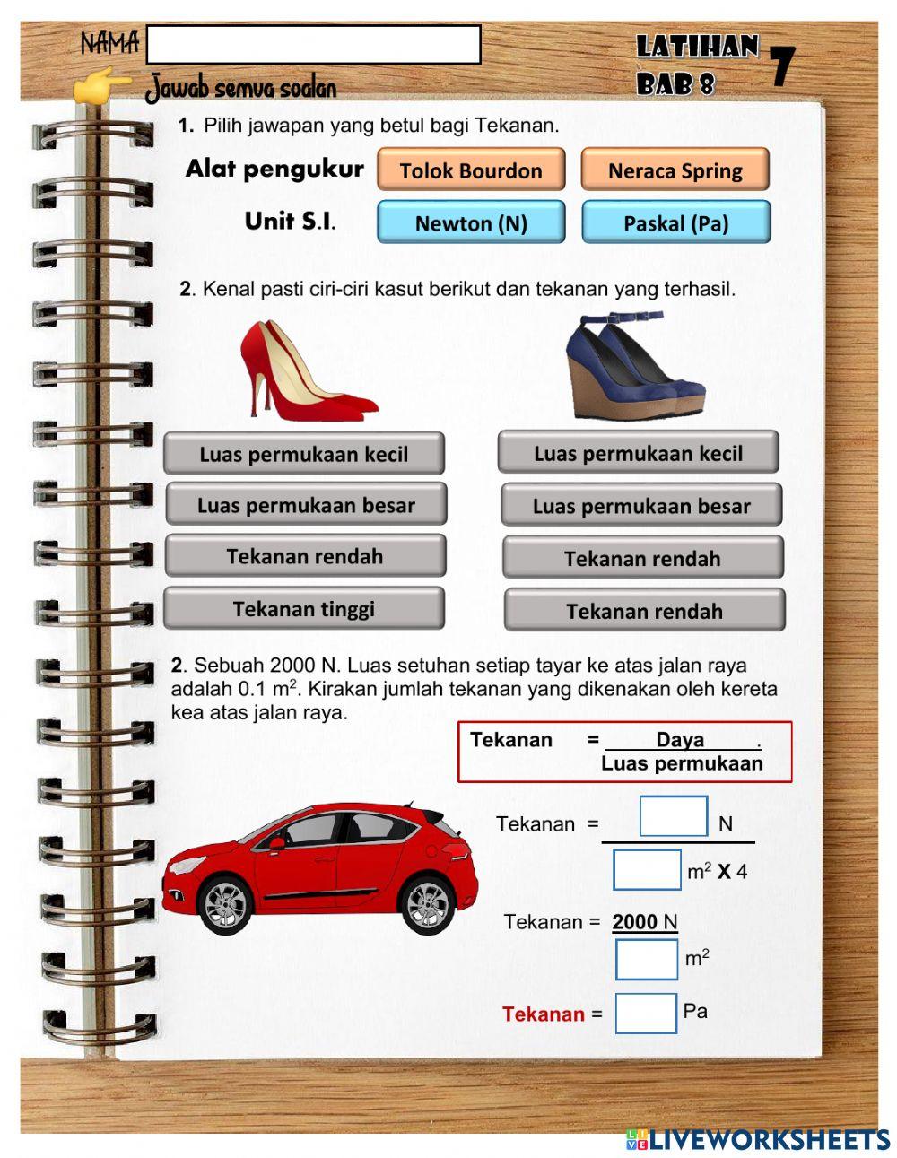 Lw 7 BAB 8 T2 | Free Interactive Worksheets | 5125333