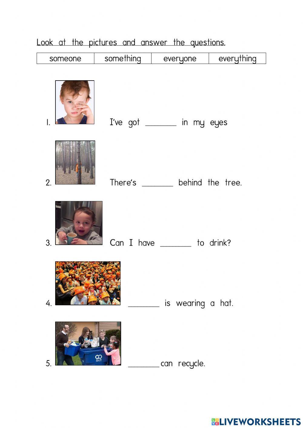 YEAR 4 MODULE 7: Helping Out interactive worksheet | Live Worksheets