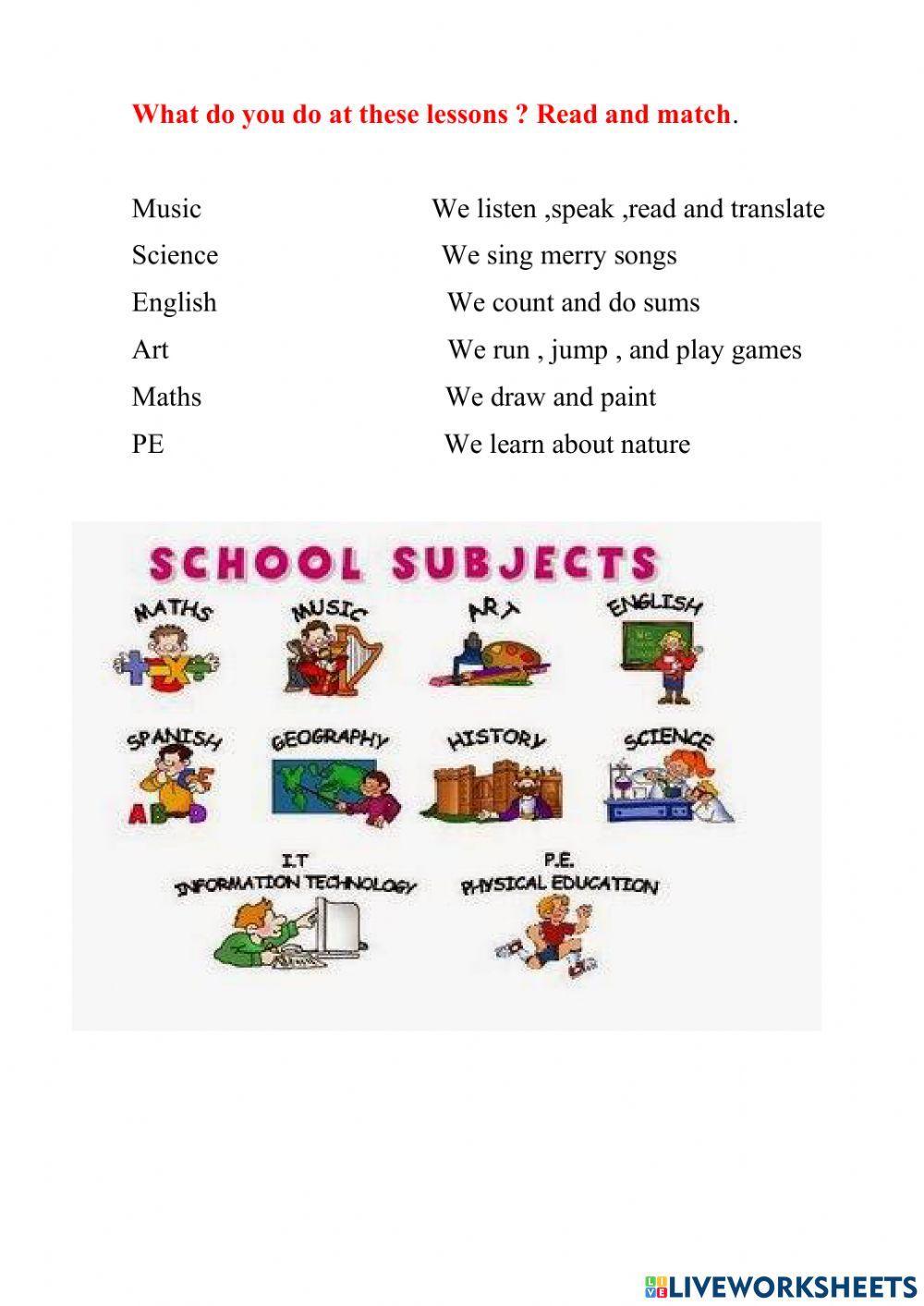 My favourite su… | Free Interactive Worksheets | 1260949