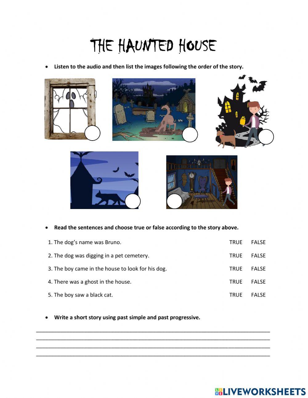 Past Progressive Story online exercise for | Live Worksheets