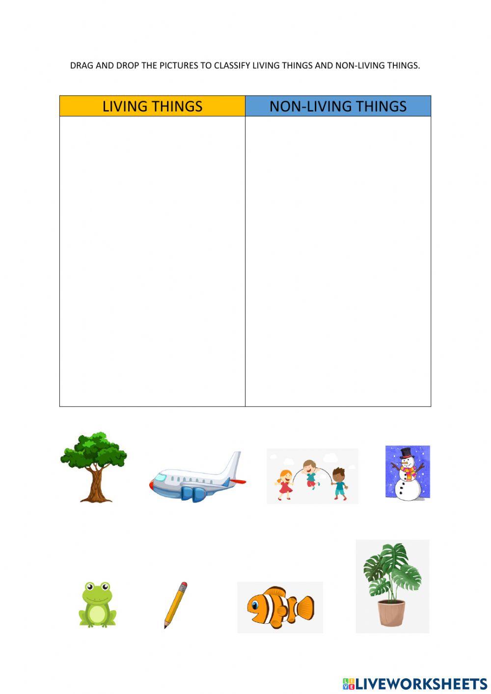 Science (pre-school) online activity | Live Worksheets