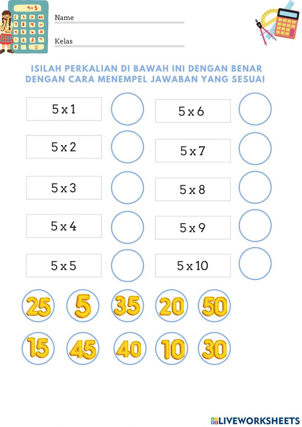 Perkalian 5 1263359 | Faiz Prihatini Fauzia | Live