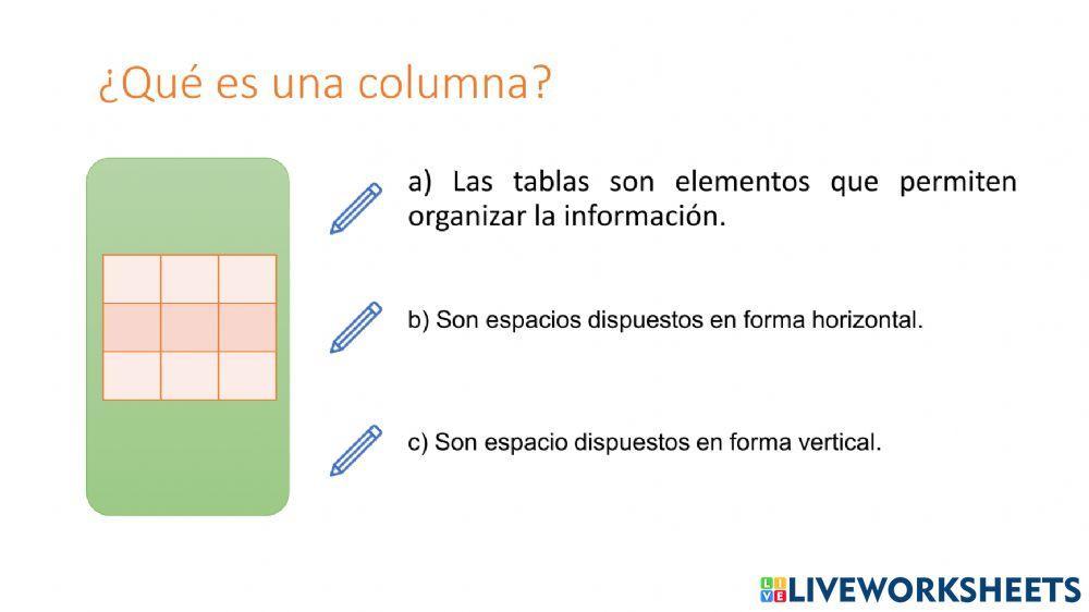 Insertar tabla- Insertar y eliminar filas o columnas