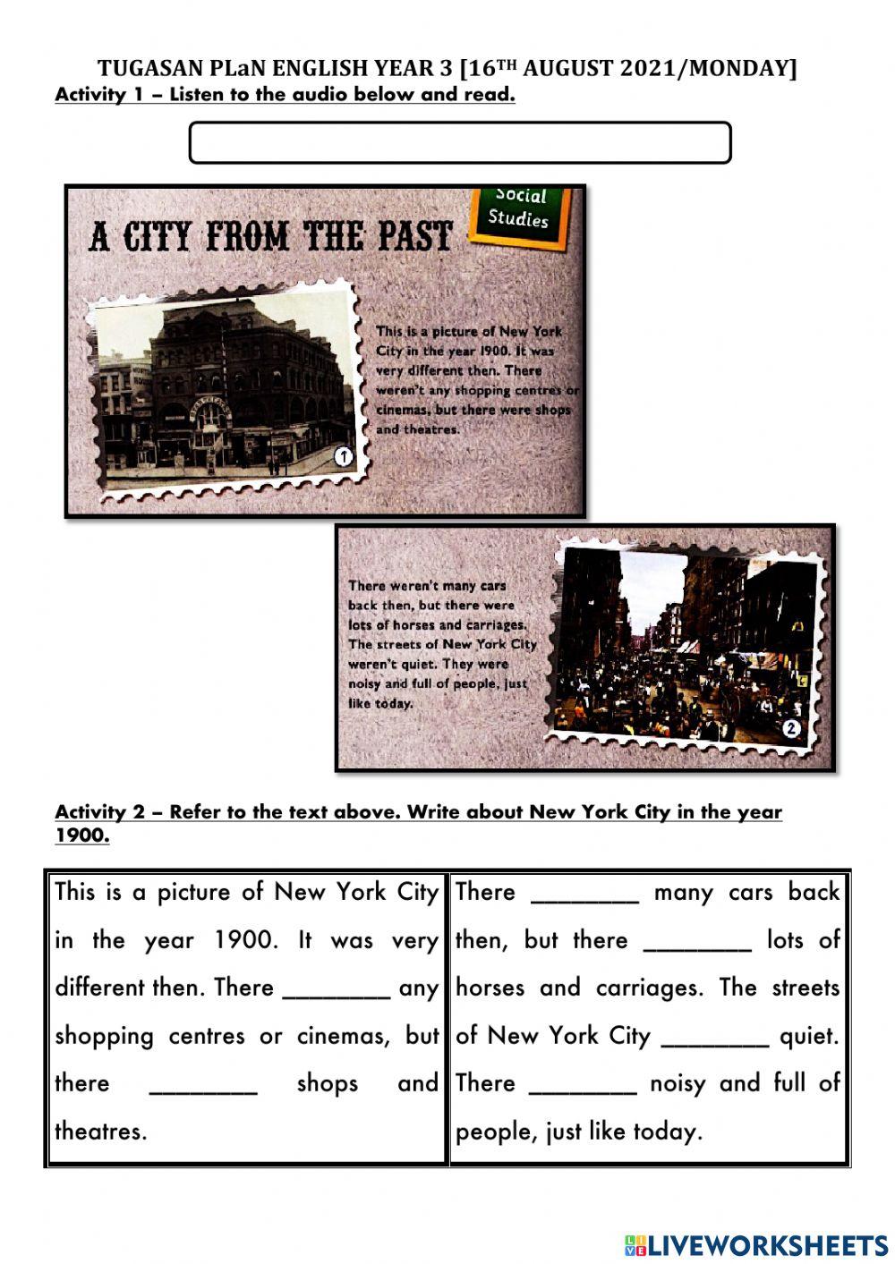 Get Smart Plus 3: Module 8 (A city from the past)(PLaN)(Act 2 ...