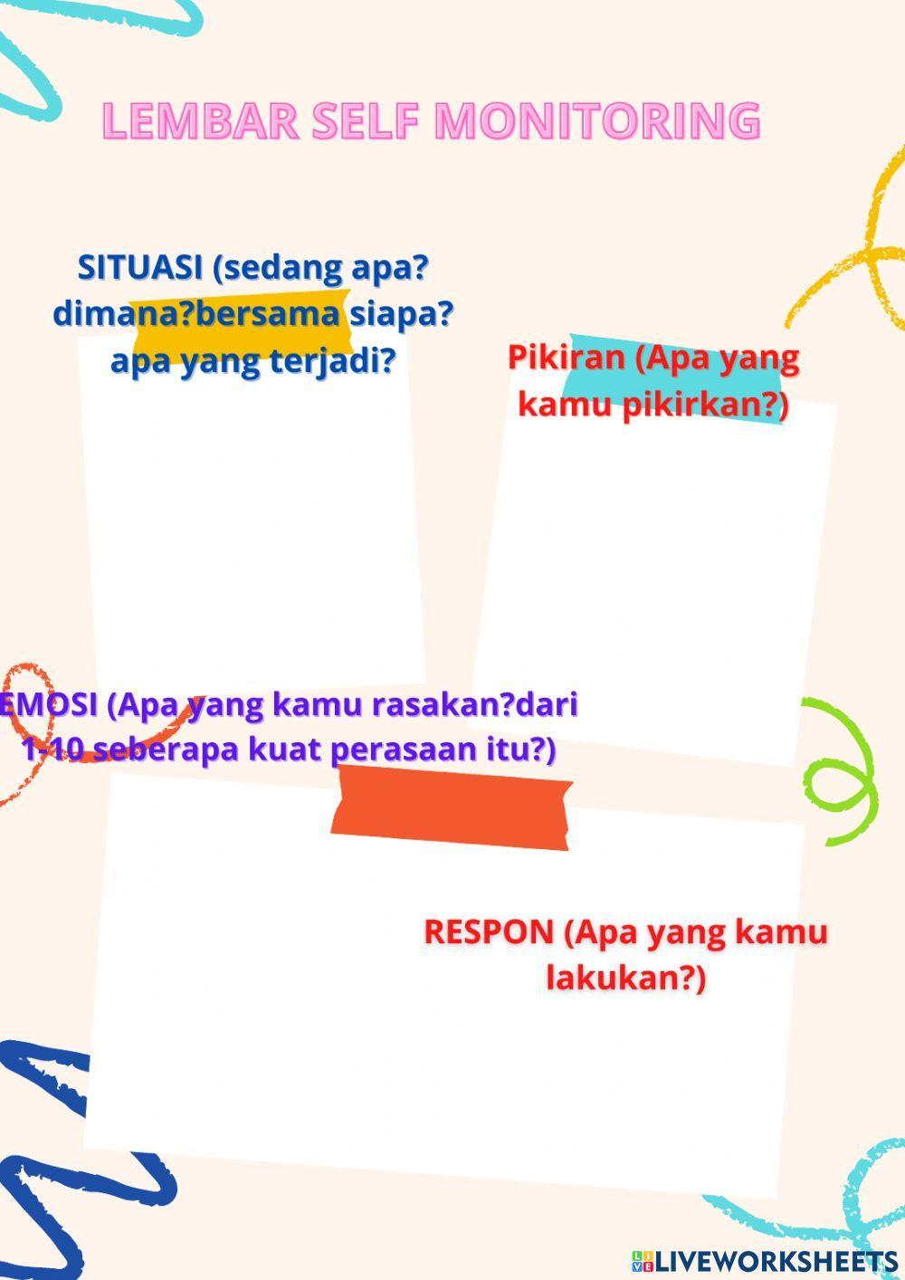 Self monitoring 1265196 | dian susiloningtyas | Live