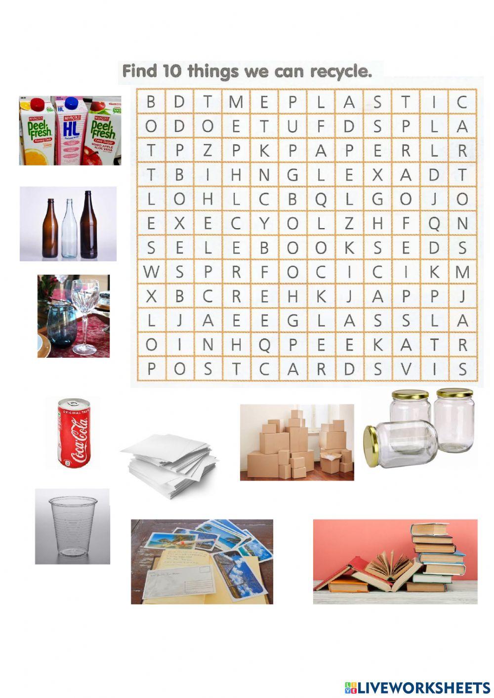 Recycle : Get Smart page 74,75 worksheet | Live Worksheets